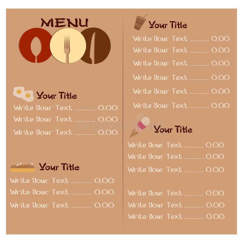 Abstract menu presentation stock vector. Illustration of badge - 108419258