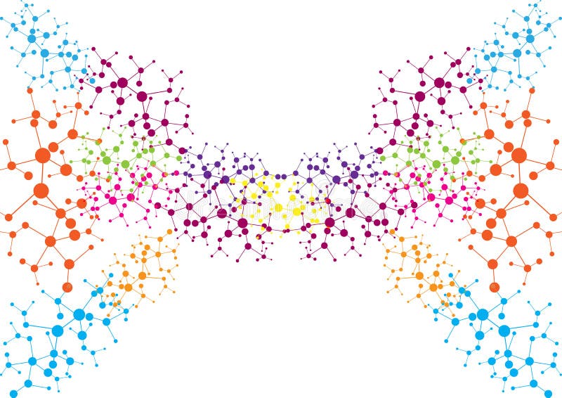 Abstract Mesh with Hexagon on Blue Background Technology Concept Stock ...