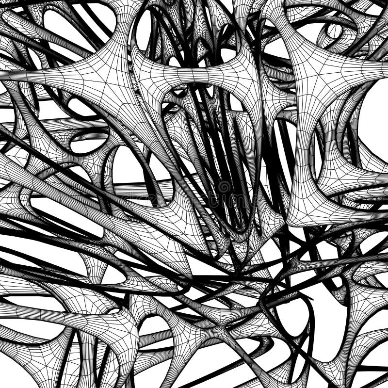 Abstract mesh. stock vector. Illustration of design, curve - 53464835