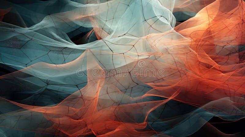 Abstract Mesh Digital Background Stock Illustration - Illustration of ...