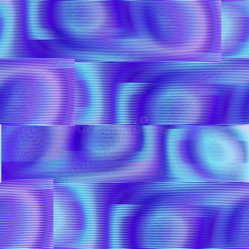 Soft Geometric Abstract Linear Texture with Optical Illusion. Stock ...