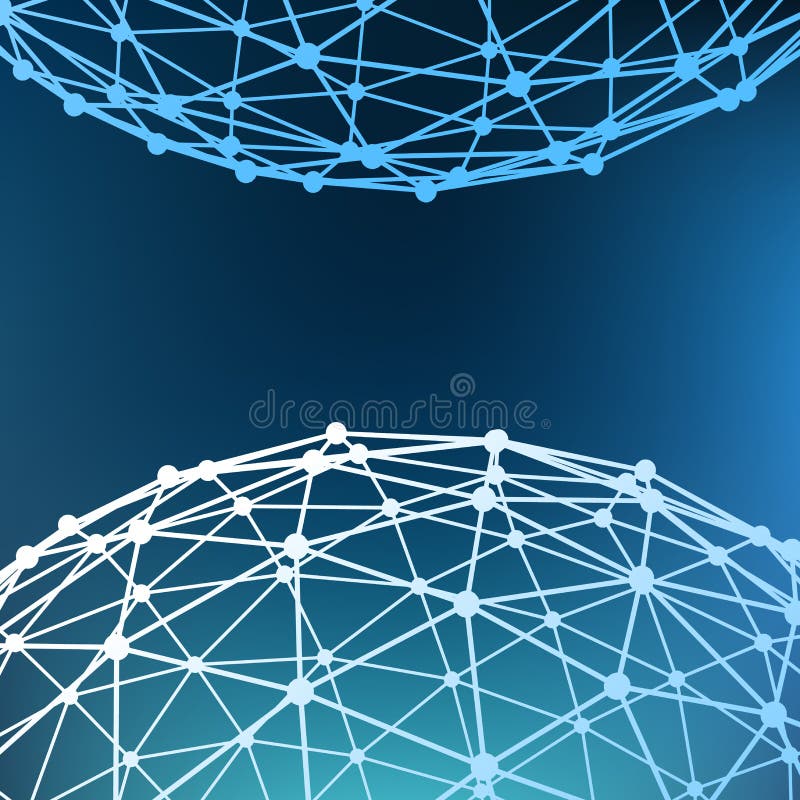 Abstract Mesh Polygonal Background. Scope of Stock Vector ...