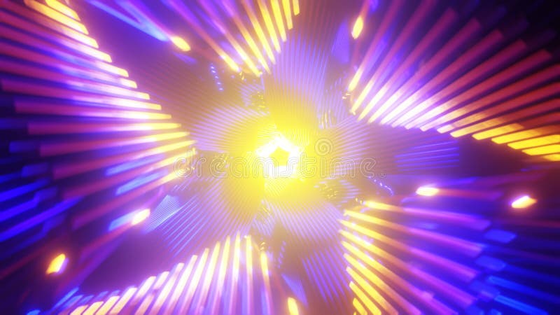 An Abstract, Mesmerizing, Neon VJ Loop with Seamless Flow. Stock Video ...