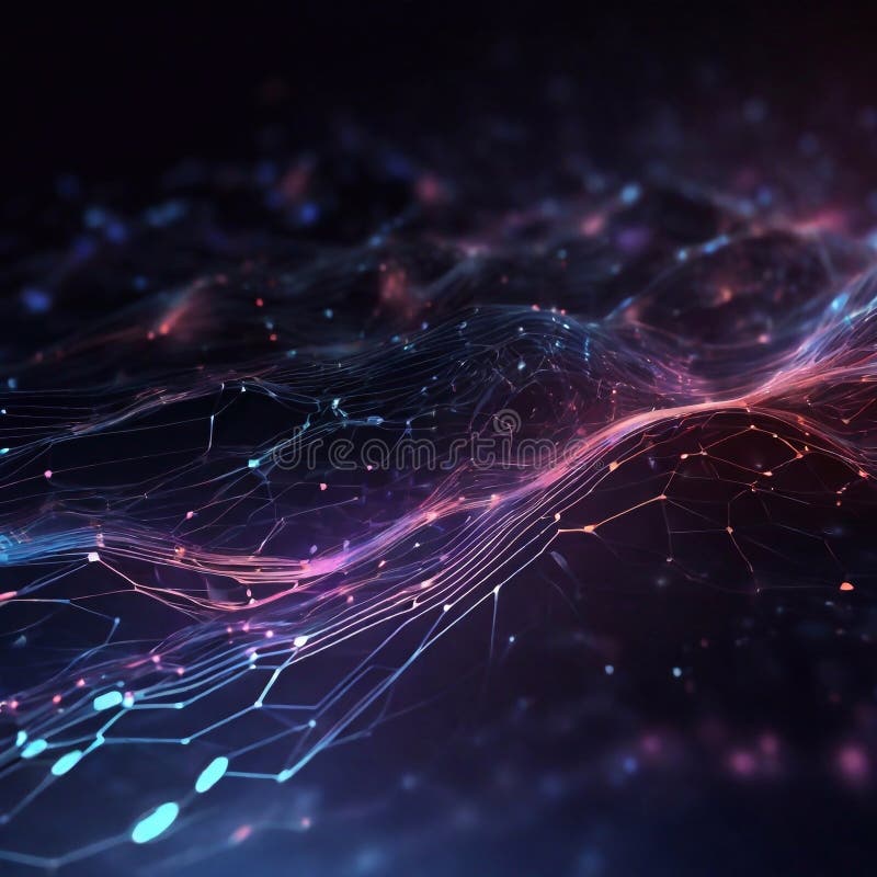 Abstract Metadata Background, Digital Background, Artificial ...