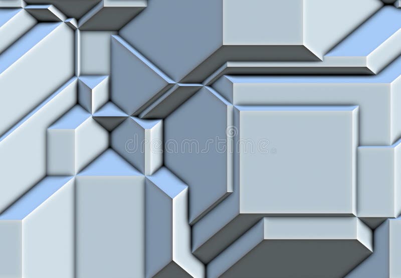 Abstract metal 3d surface stock illustration. Illustration of metal ...