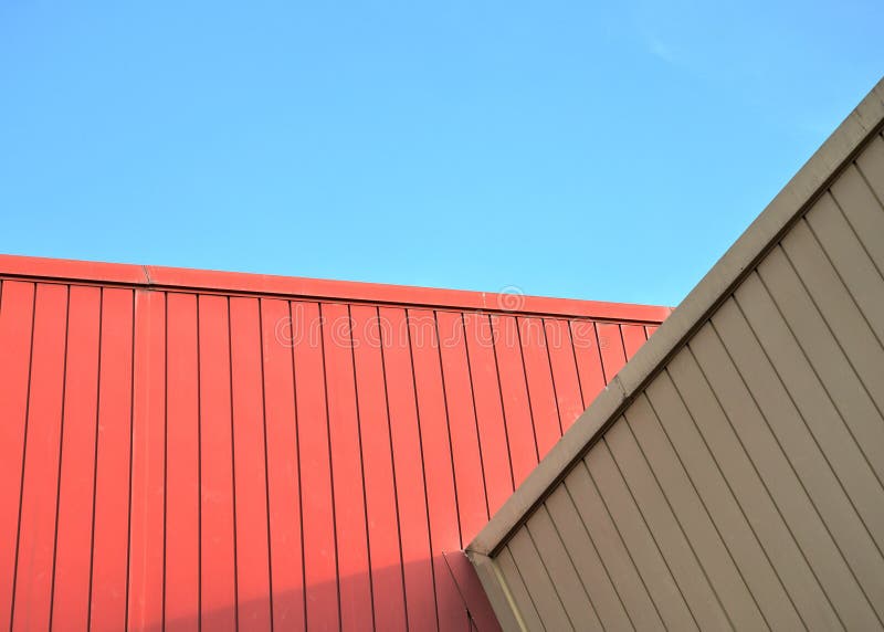 Abstract Metal Architecture Stock Image - Image of space, storehouse ...