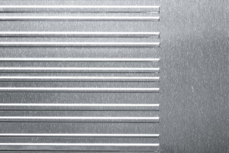 Stacked Metal Block Background Stock Photo - Image of groove, brushed ...