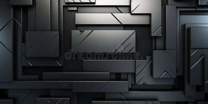 Abstract Metal Background, Where Metallic Shapes and Textures Create a ...