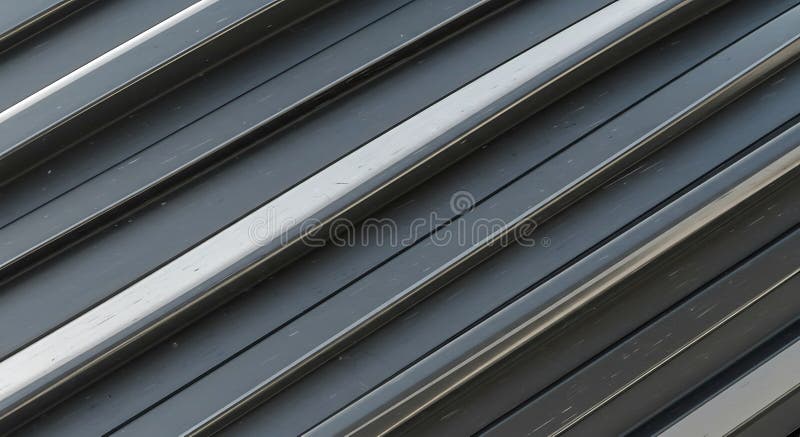 Abstract Metal Bars Parallel Pattern Dark Grey Diagonal Background ...
