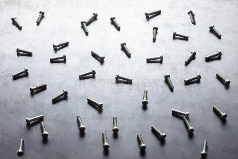 Abstract Metal Bolts Background Stock Photo - Image of pattern ...