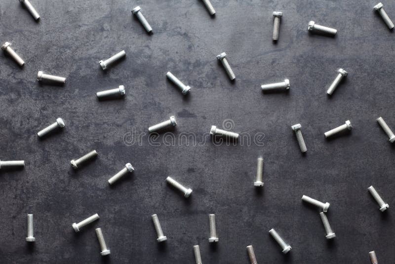 Abstract Metal Bolts Background Stock Photo - Image of fastener, fasten ...