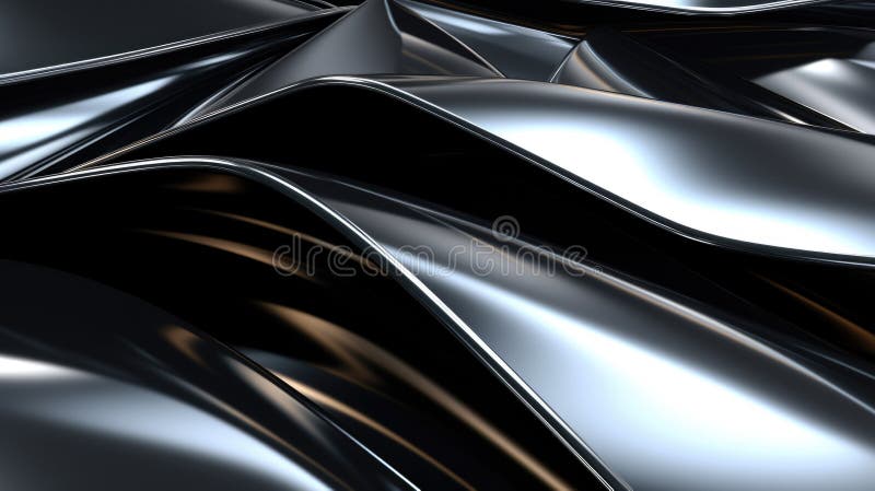 Abstract Metal Chrome Background, Abstract Illustration Stock ...