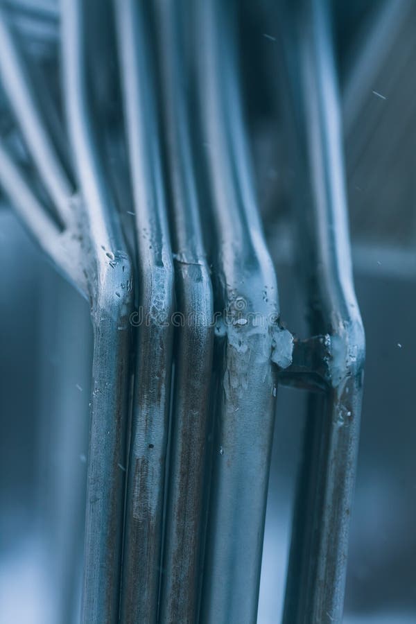 Abstract Metal Construction. Metal Rods. Metal Web. Background with ...