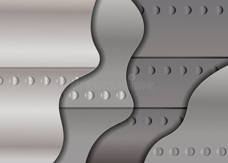 Abstract Metal Cut Art Background. 3D Metalcut Layers Texture Stock ...