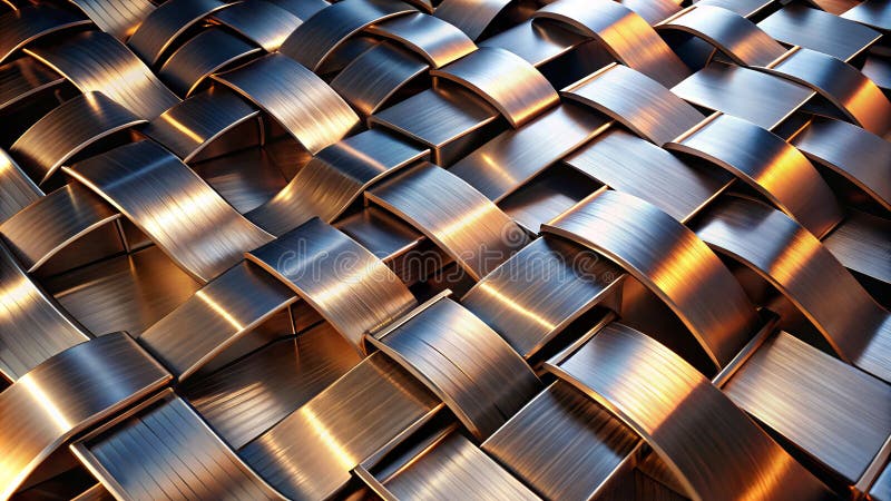 Abstract Metal Forms a Visual Symphony of Curves Angles and Metallic ...