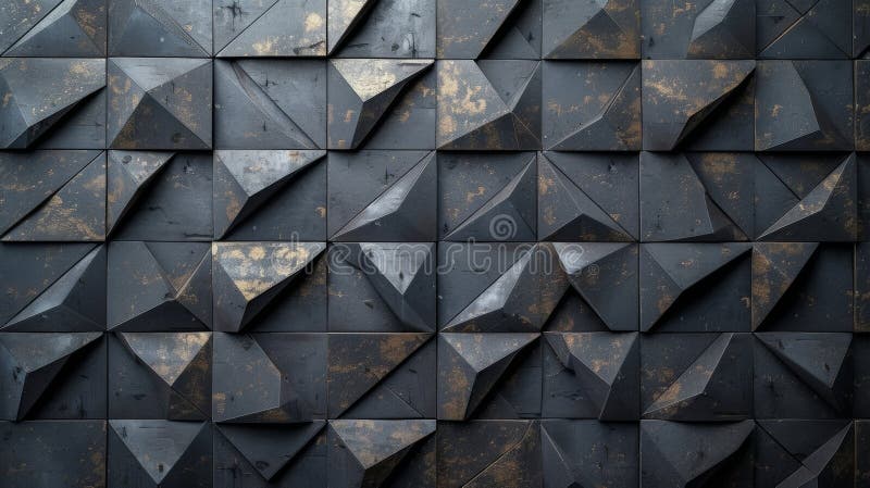 Abstract Metal Geometric Pattern Background Stock Image - Image of ...