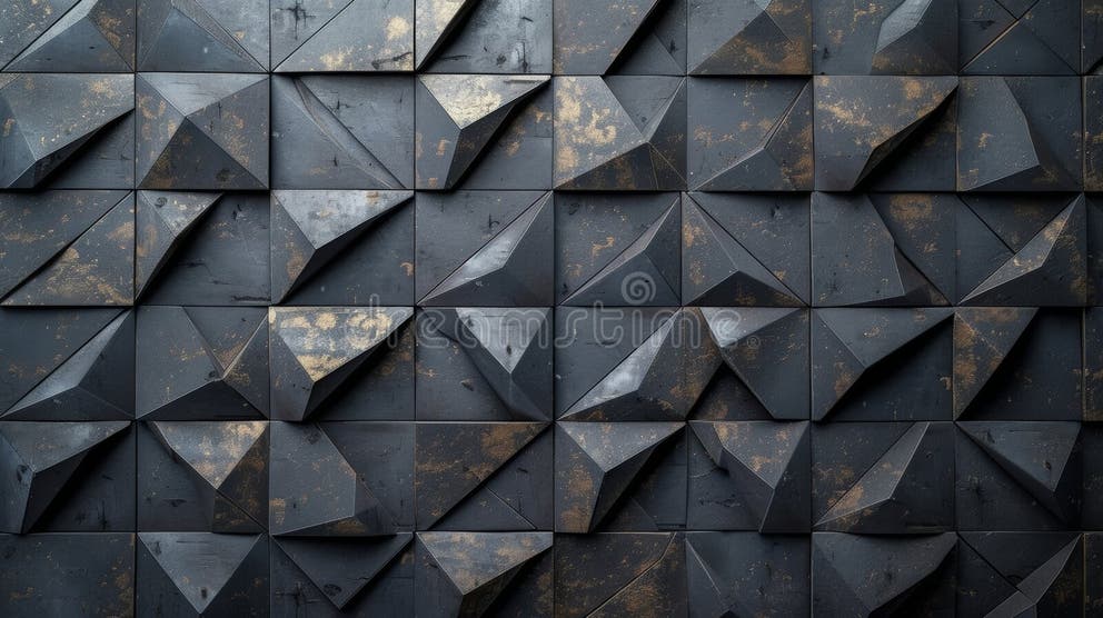 Abstract Metal Geometric Pattern Background Stock Image - Image of ...