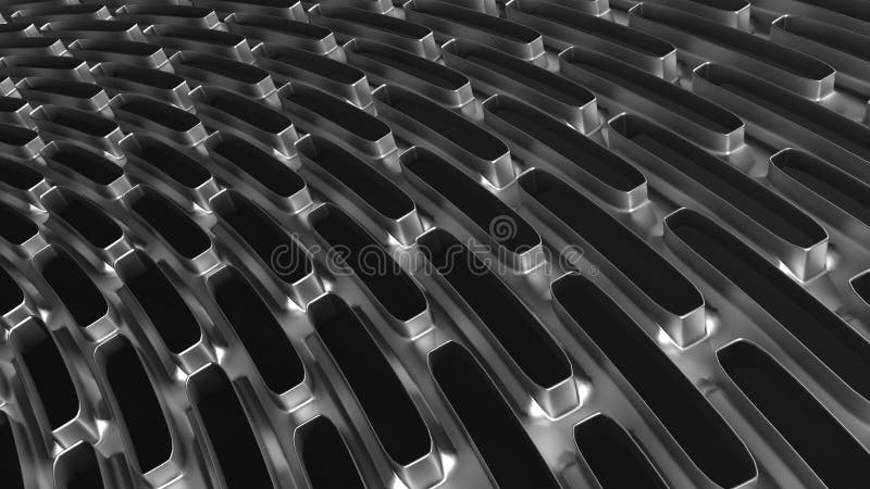 Abstract Metal Grille Background Stock Illustration - Illustration of ...