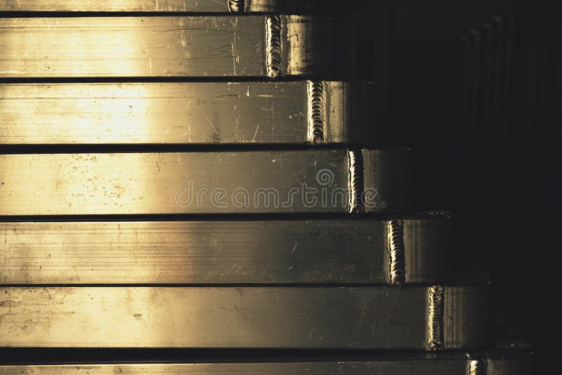 Abstract metal line stock photo. Image of golden, contemporary - 82386078