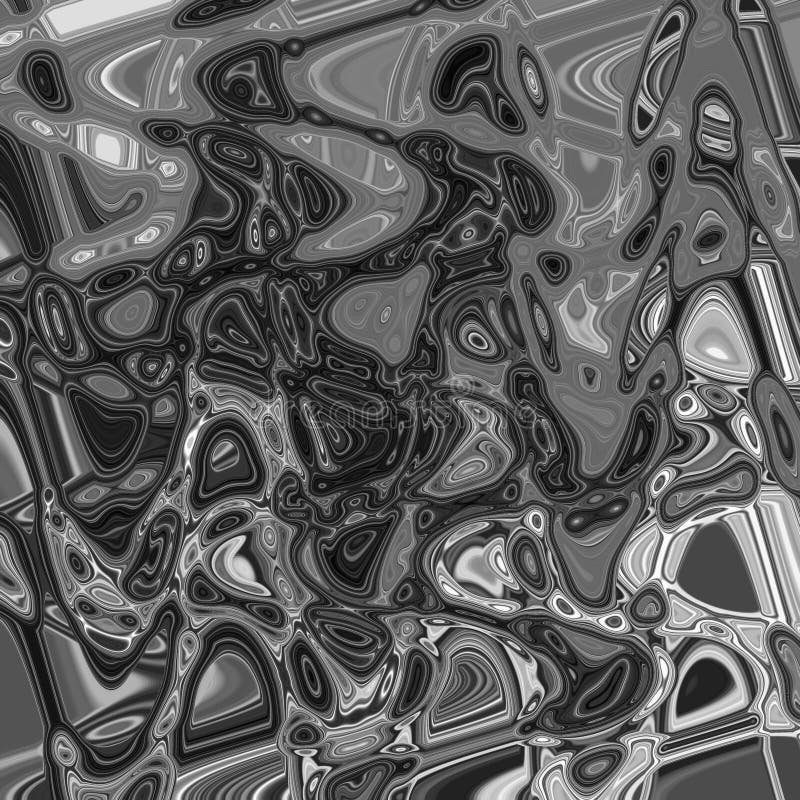 Liquid metal elements stock vector. Illustration of abstract - 122771262