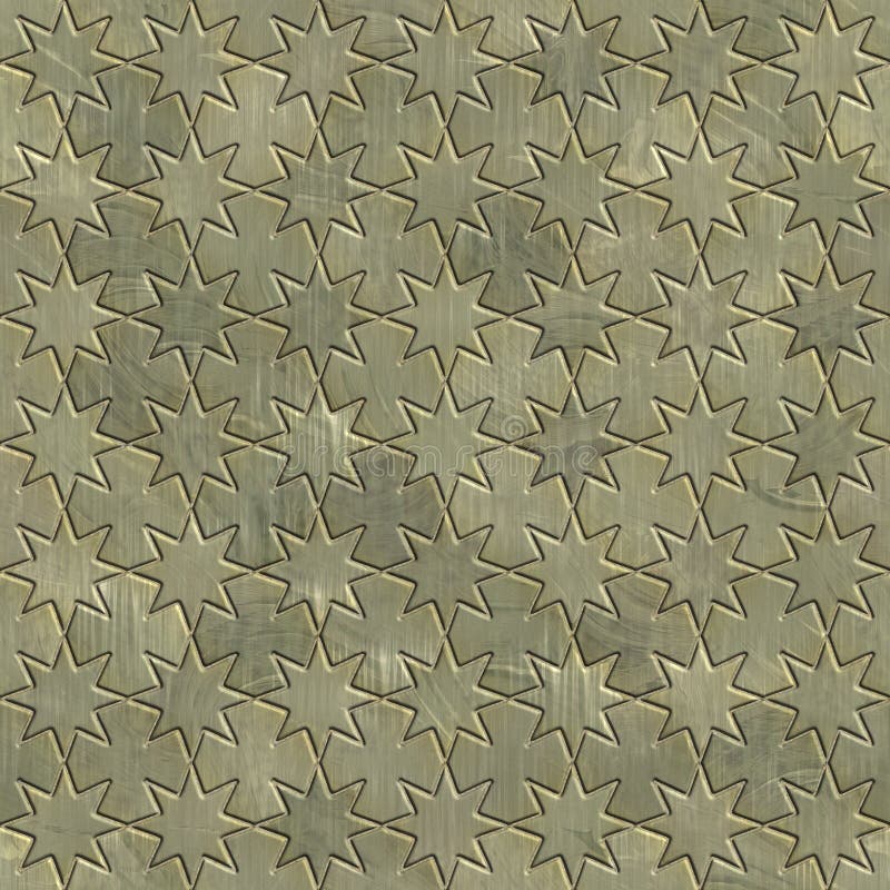 Abstract Metal Ornament Background Generated. Seamless Pattern Stock ...