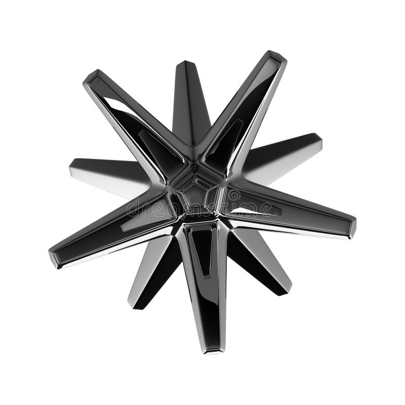 Abstract metal shape stock photo. Image of primal, geometric - 83599676