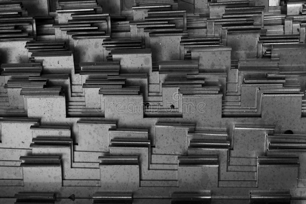 Abstract metal shape stock photo. Image of metallic, background - 58122402