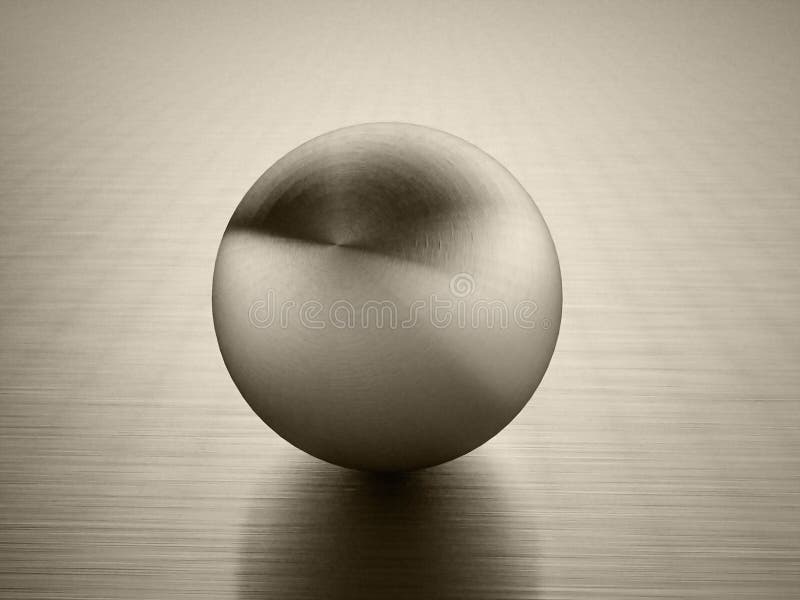 An old metal sphere stock image. Image of metal, metallic - 7834201