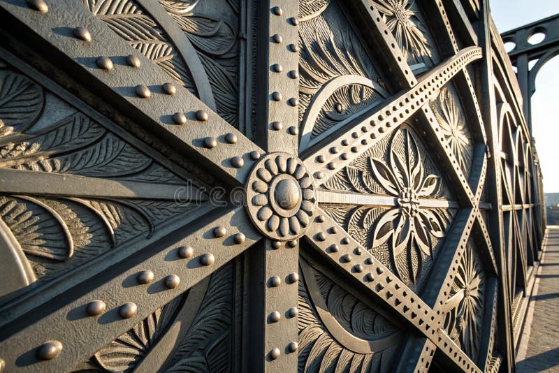 Abstract Metal Structure Background Texture Stock Illustration ...