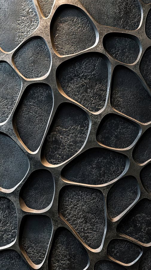 Abstract Metal Structure with Organic Forms Stock Photo - Image of ...