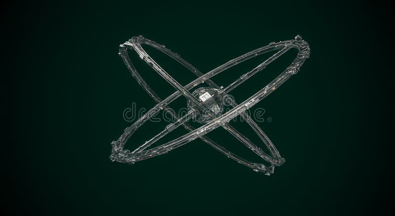 Orbital Structure Design stock illustration. Illustration of wallpaper ...