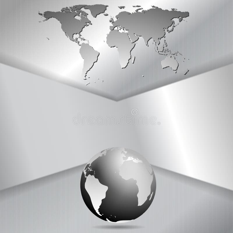 Abstract Metal Tech Vector Background Stock Vector - Illustration of ...