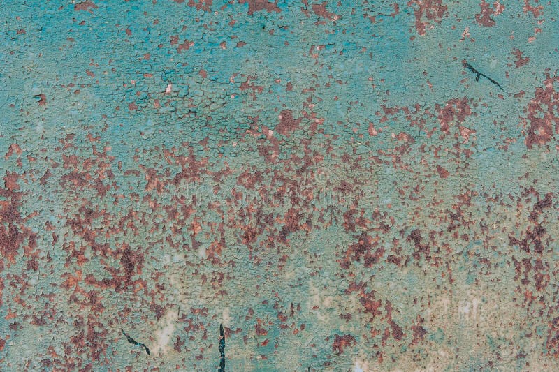 Abstract Metal Texture Background. Old Surface in Rust and Dirt in Blue ...