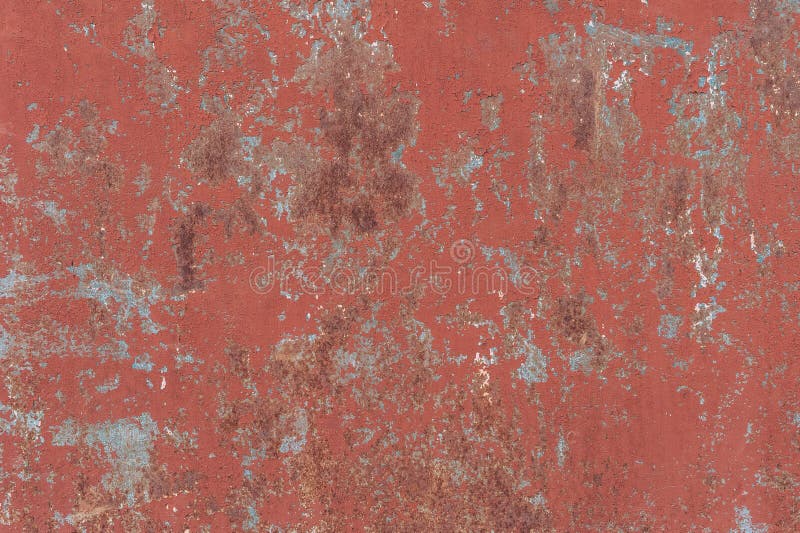 Abstract Metal Texture Background. Old Surface in Rust and Dirt in Red ...