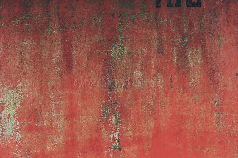 Abstract Metal Texture Background. Old Surface in Rust and Dirt in Red ...