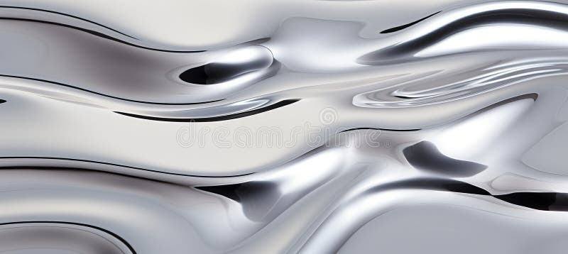 Abstract Metal Texture Background with Vibrant Liquid Like Patterns and ...
