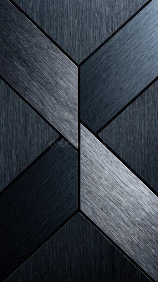 Abstract Metal Texture with Geometric Patterns in Dark Tones for ...