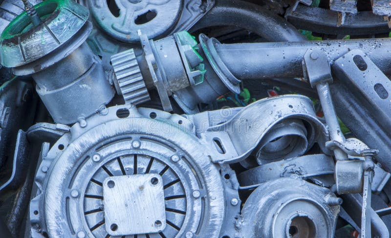 Abstract Metal Texture. from Old Metal Parts of Engines Stock Image ...