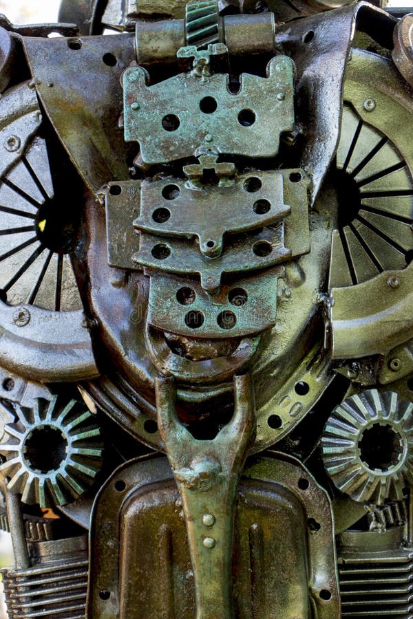 Abstract Metal Texture. from Old Metal Parts of Engines Stock Photo ...