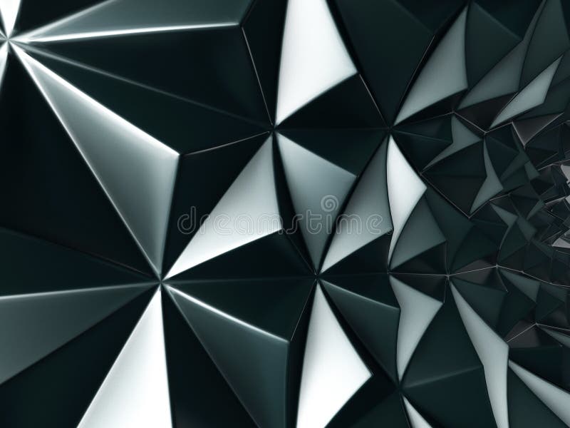 Abstract Metal Triangle Structure Background Stock Illustration ...