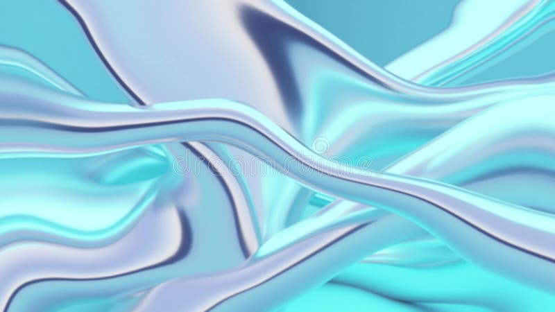 Abstract Metal Wavy Shapes Animation Background Stock Footage - Video ...