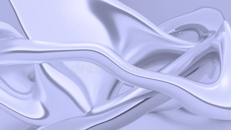 Abstract Metal Wavy Shapes Animation Background Stock Footage - Video ...