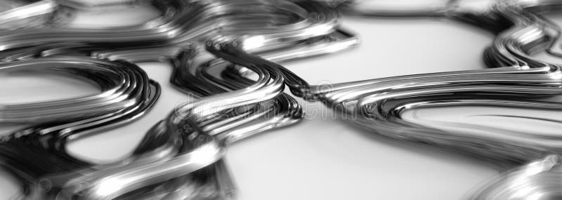 Abstract Metal Wire Background Black and White Stock Illustration ...