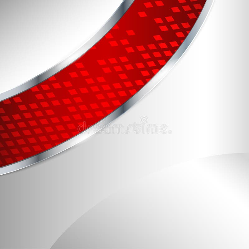 Red and Dark Metal Abstract Background Stock Illustration ...