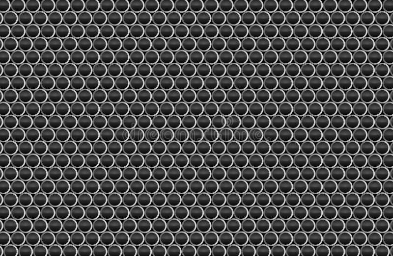 Black Wire Mesh Circle Texture Stock Illustration - Illustration of ...