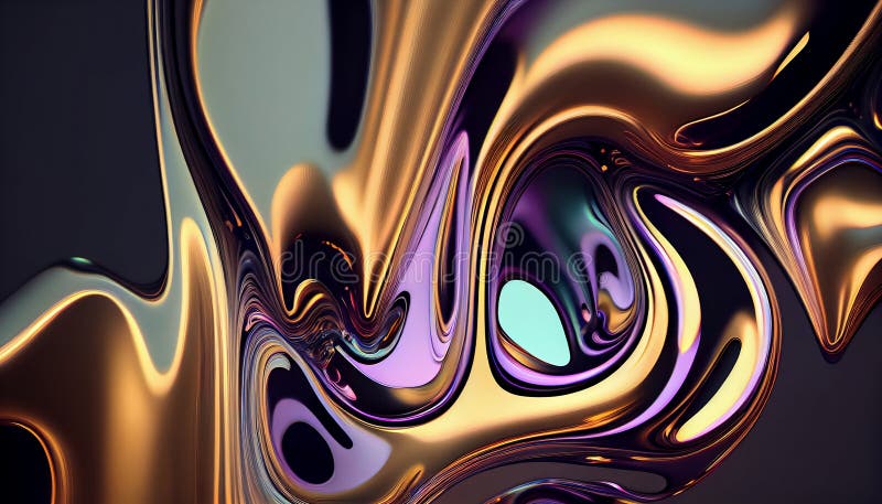 Fluid Copper Metallic Stock Illustrations – 441 Fluid Copper Metallic ...