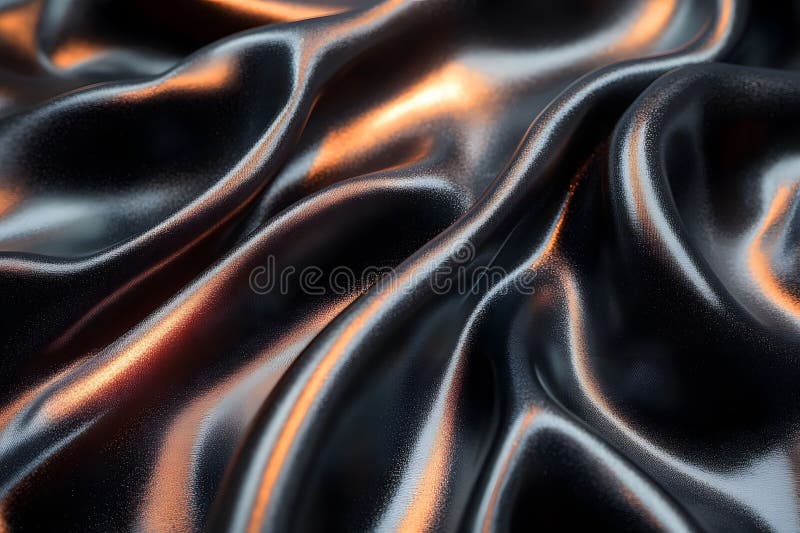 Abstract Metallic Fabric Texture with Reflective Waves for Creative ...