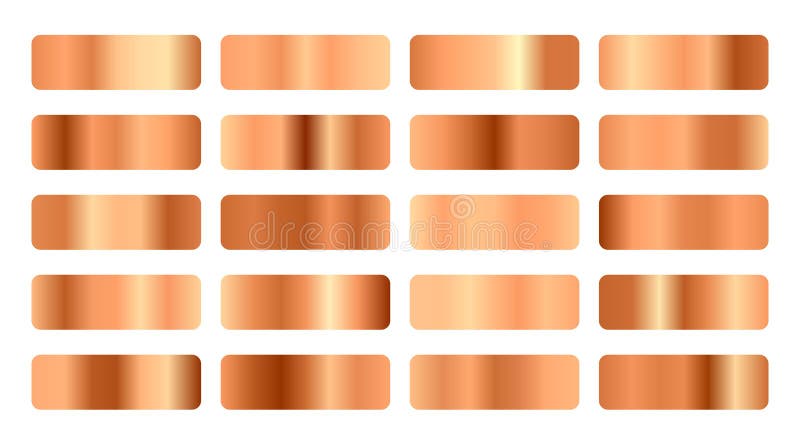 Abstract Metallic Gradient Shades Banner Collection with Smooth Blend ...