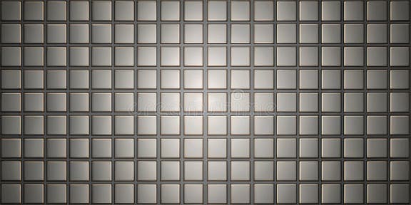 Abstract Metallic Grid a Seamless Pattern of Recessed Squares with ...