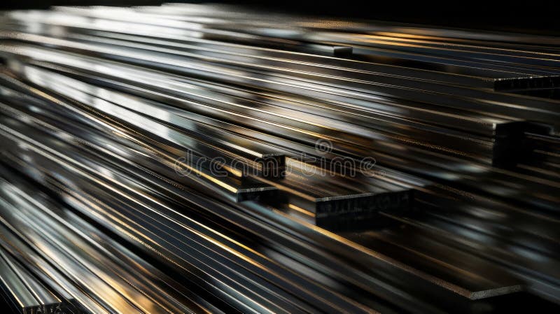 Abstract Metallic Patterns with Black and Gold Tones Stock Illustration ...